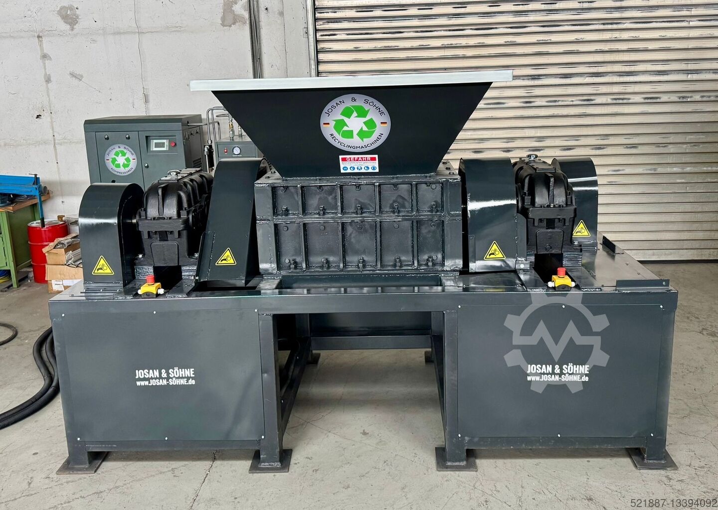 Josan 80cm - Used Shredder All Shredder Recycling from plastic to steel ...