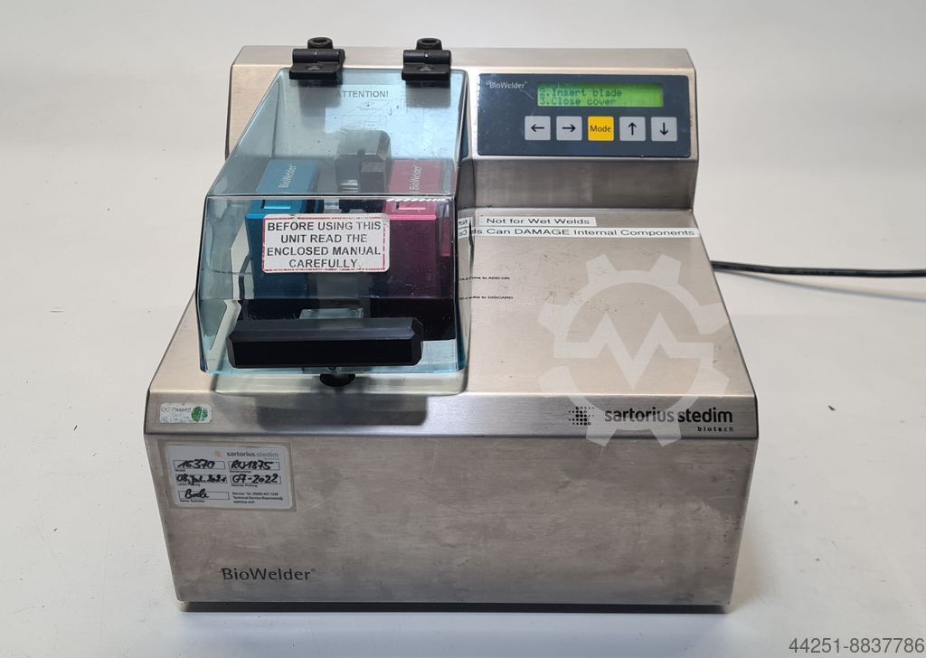 Sartorius 16370 - Used Sartorius Stedim biotech BioWelder 16370 listed ...